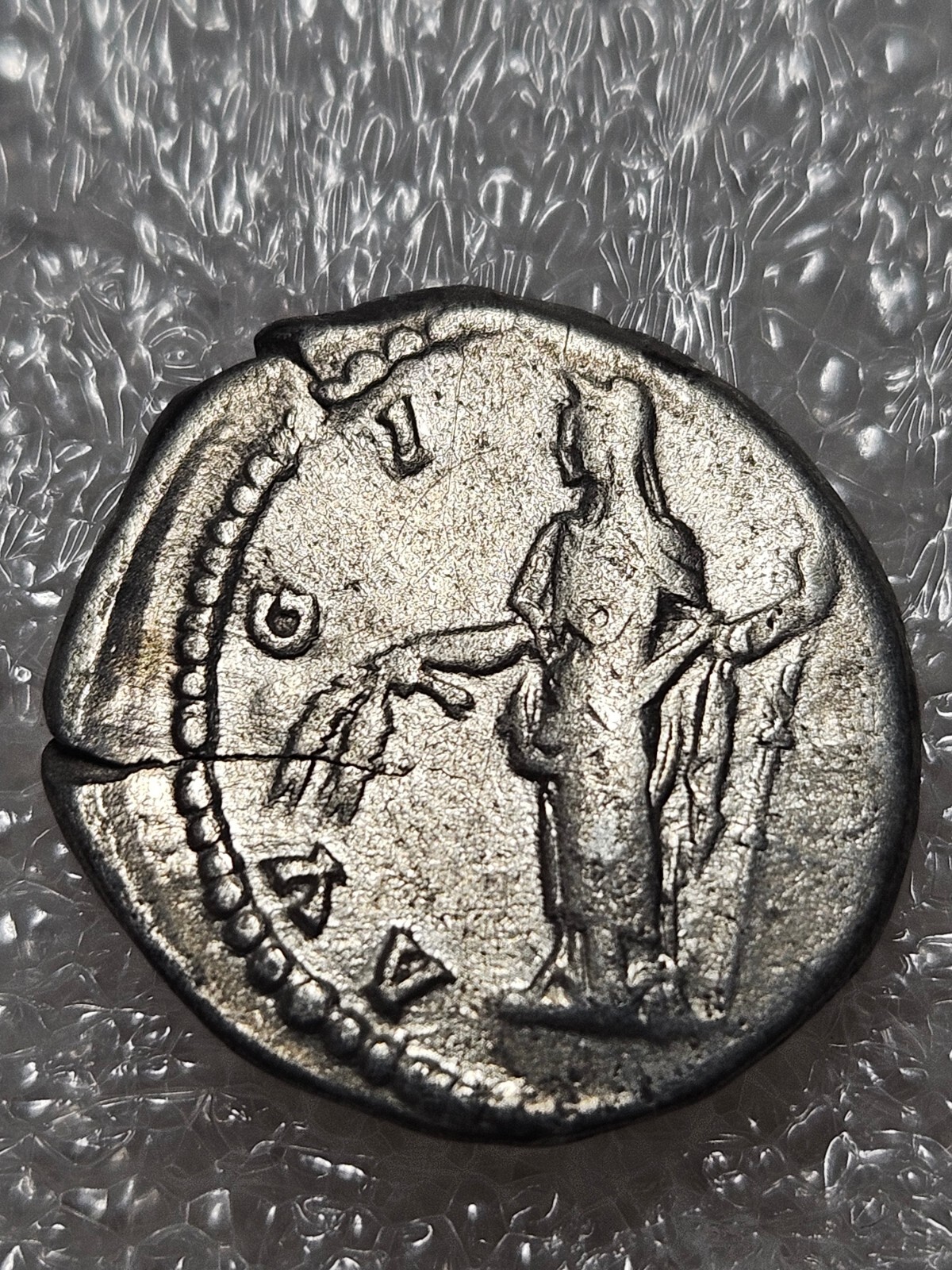 RARE silver coin Denarius of Faustina Major, Roman Empire, 141 yr ...