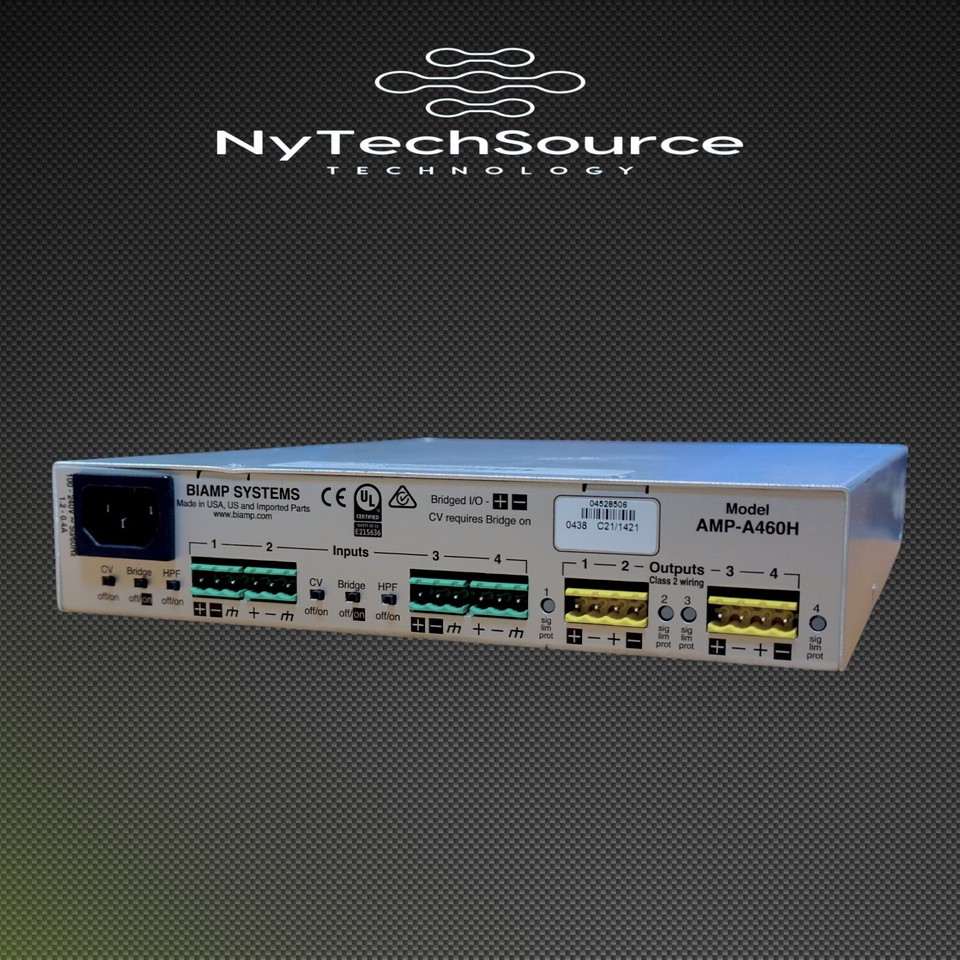 Biamp AMP-A460H 4amp Power Amplifier | eBay