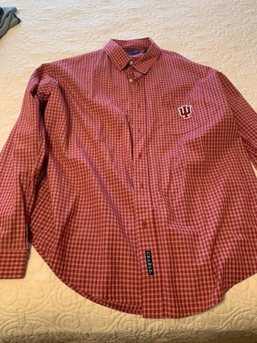 Vintage Men's XXL Crable Dress Shirt IU Indiana University L/S | eBay