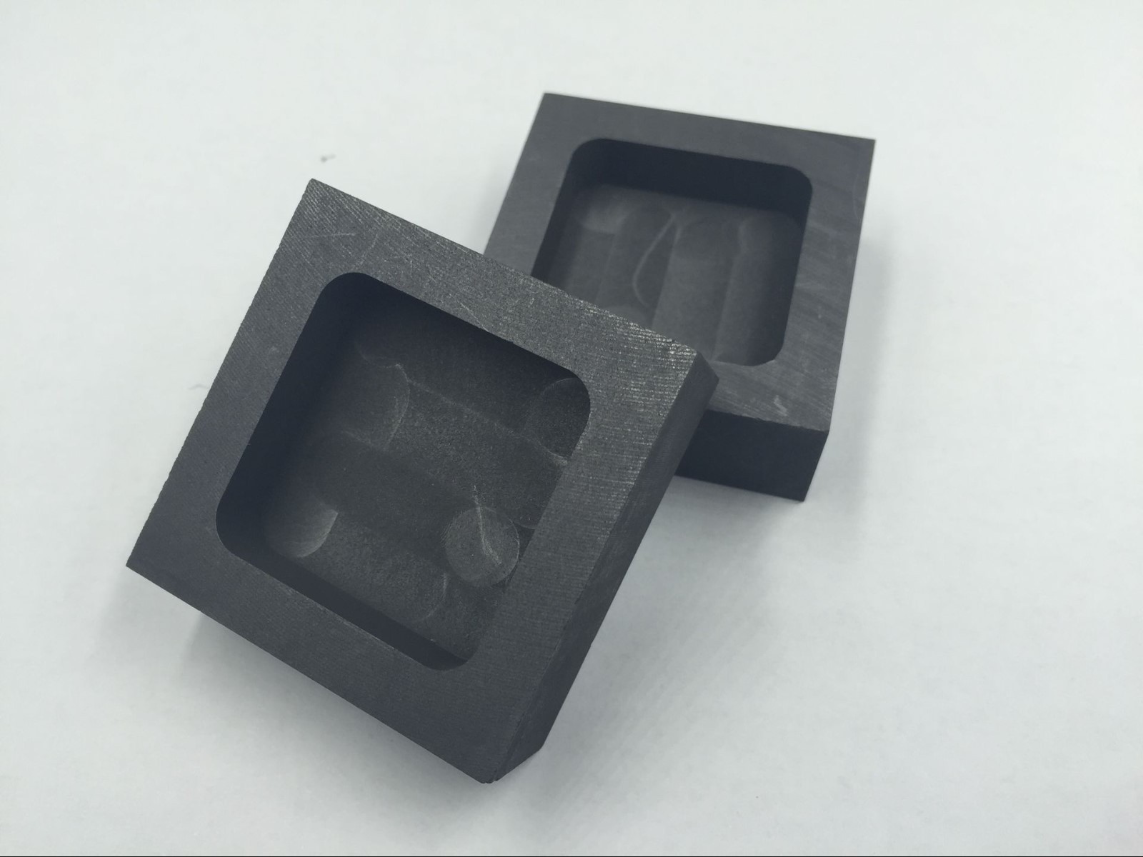 2"x2"x0.787" SILVER Graphite Ingot Bar Combo Mold Melting Casting ...