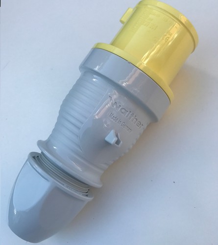 32 amp 4mm Yellow Site Extension Cable 110v 16a Transformer Lead Wire ...