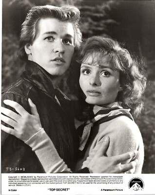 Val Kilmer + Lucy Gutteridge in Top Secret! (1984) Hollywood Photo M ...