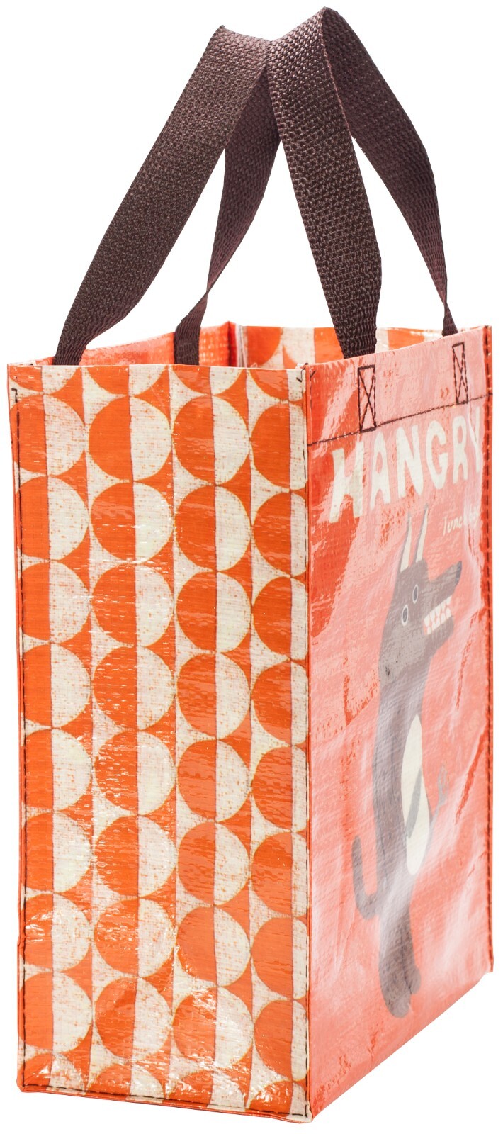 Hangry Handy Tote Blue Q lunch bag Great Gift Recycled material | eBay UK