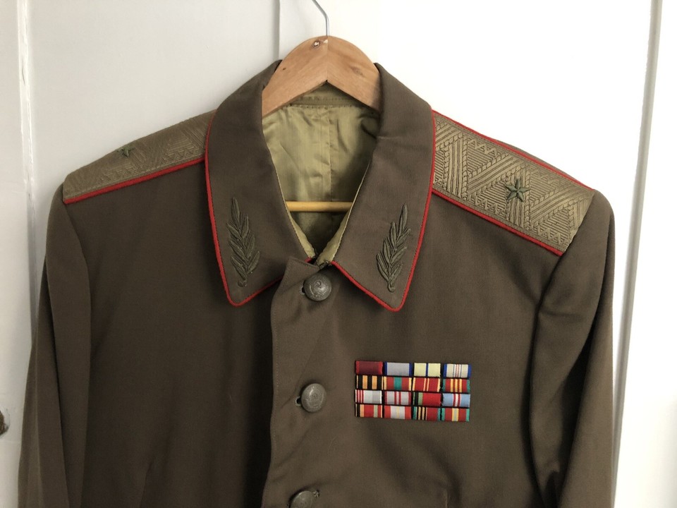 Russian Soviet 1 Star Tank Major General 1970s Field Uniform Jacket. | eBay
