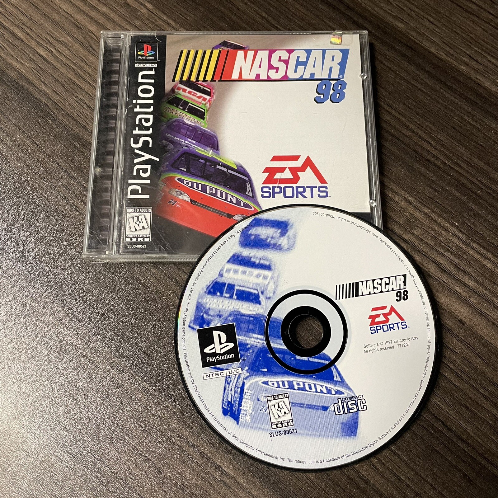 NASCAR '98 PlayStation 1 PS1 Disc + Case + Manual 14633077728| eBay