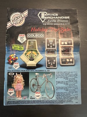 Vintage 1981 Service Merchandise Holiday Toy Sale Shopping Catalog | eBay