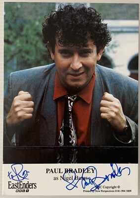 Paul Bradley as Nigel Bates Signed Eastenders Fan Cast Photo Dedicated ...