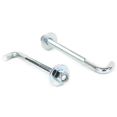 Fuel Tank Straps J-Bolt Set PAIR, 5-1/2" Bolts w/ Washers & Nylon Lock ...