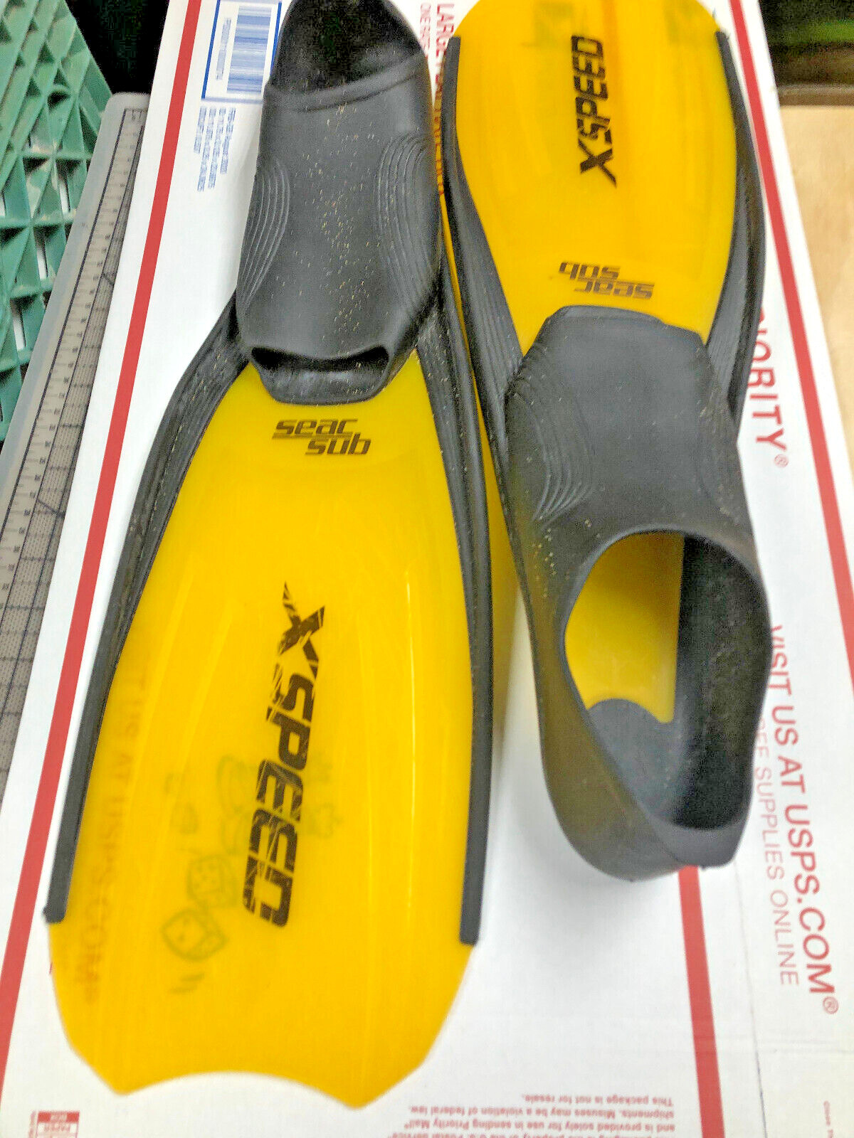 Seac Sub X Speed Full Foot Flippers 40-41 | Grelly USA