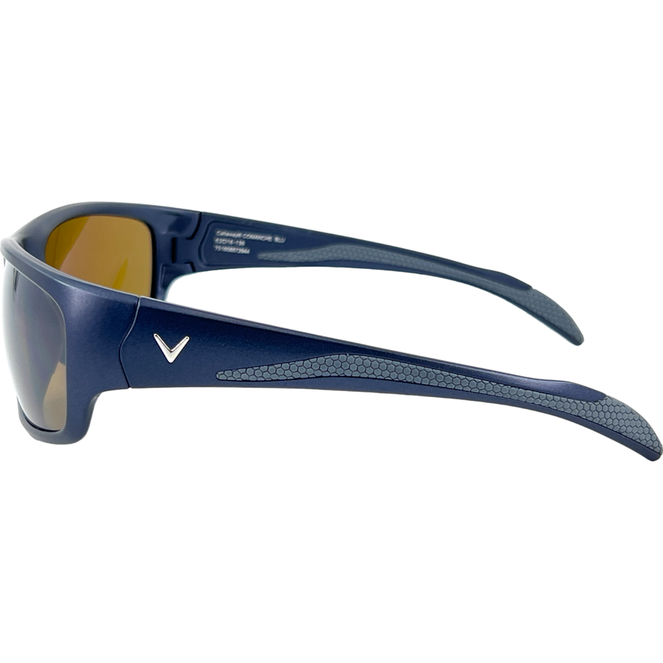 Callaway Comanche Men's Plastic Wrap Polarized Sunglass BLU Blue 62-18 ...