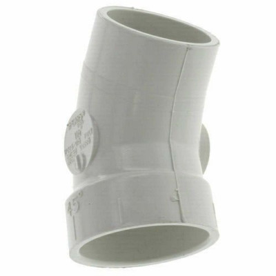 1-1/2" PVC Street 45 Degree Elbow Socket 45 Hub x Spigot *303141 | eBay