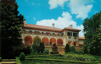 Postcard Oklahoma Philbrook Art Center 3/4 View Gardens Unposted | eBay