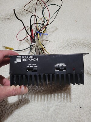 1978-79 Fosgate The Punch PR 220 Early Amplifier Old School with Manual ...
