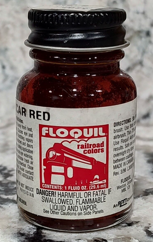 FLOQUIL RAILROAD COLORS MODEL PAINT - 1oz 1 OUNCE - BOXCAR RED | eBay