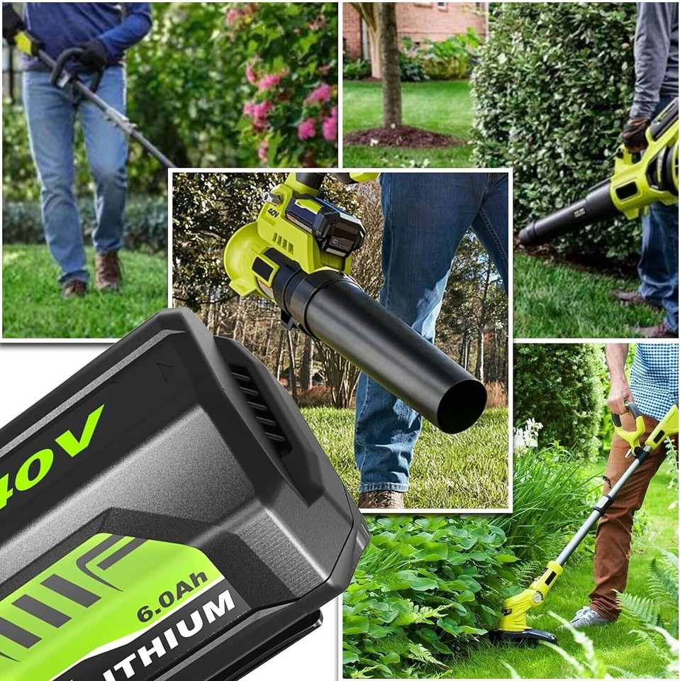 1-4PACK For Ryobi OP40404VNM 40VOLT 4.0Ah 6.0Ah Lithium-Ion Battery ...