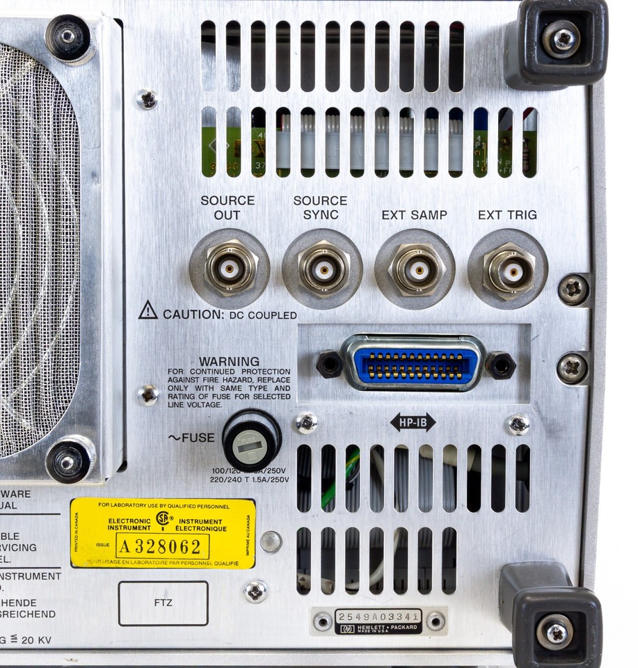 HP Agilent Keysight 3561A FFT Dynamic Signal Analyzer Audio 100 kHz | eBay