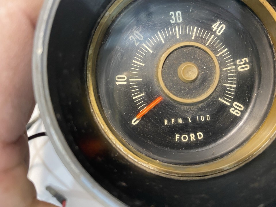 1965 1966 Mustang Rally Pac 6000 rpm Tachometer Original Ford | eBay
