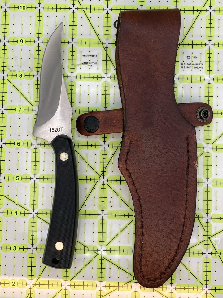 SCHRADE OLD TIMER 152OT SHARPFINGER SKINNER HUNTING KNIFE & SHEATH NOS ...