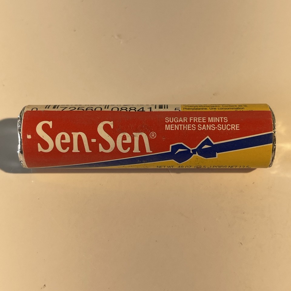 Old VINTAGE candy SEN SEN mints licorice breath freshener mint SUGAR ...