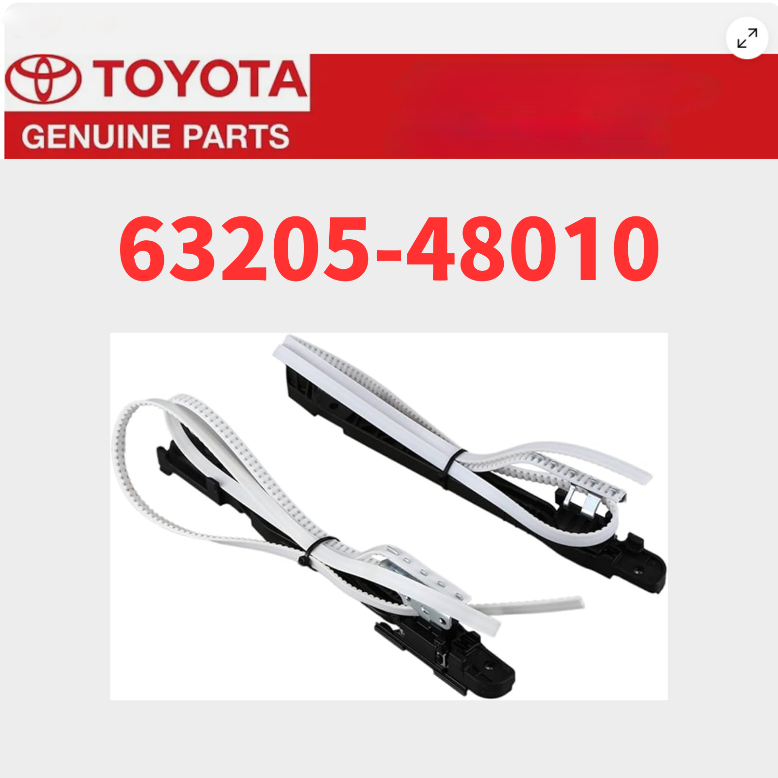 Toyota Genuine 63205-48010 CABLE SUB-ASSY SLIDING ROOF DRIVE OEM | eBay