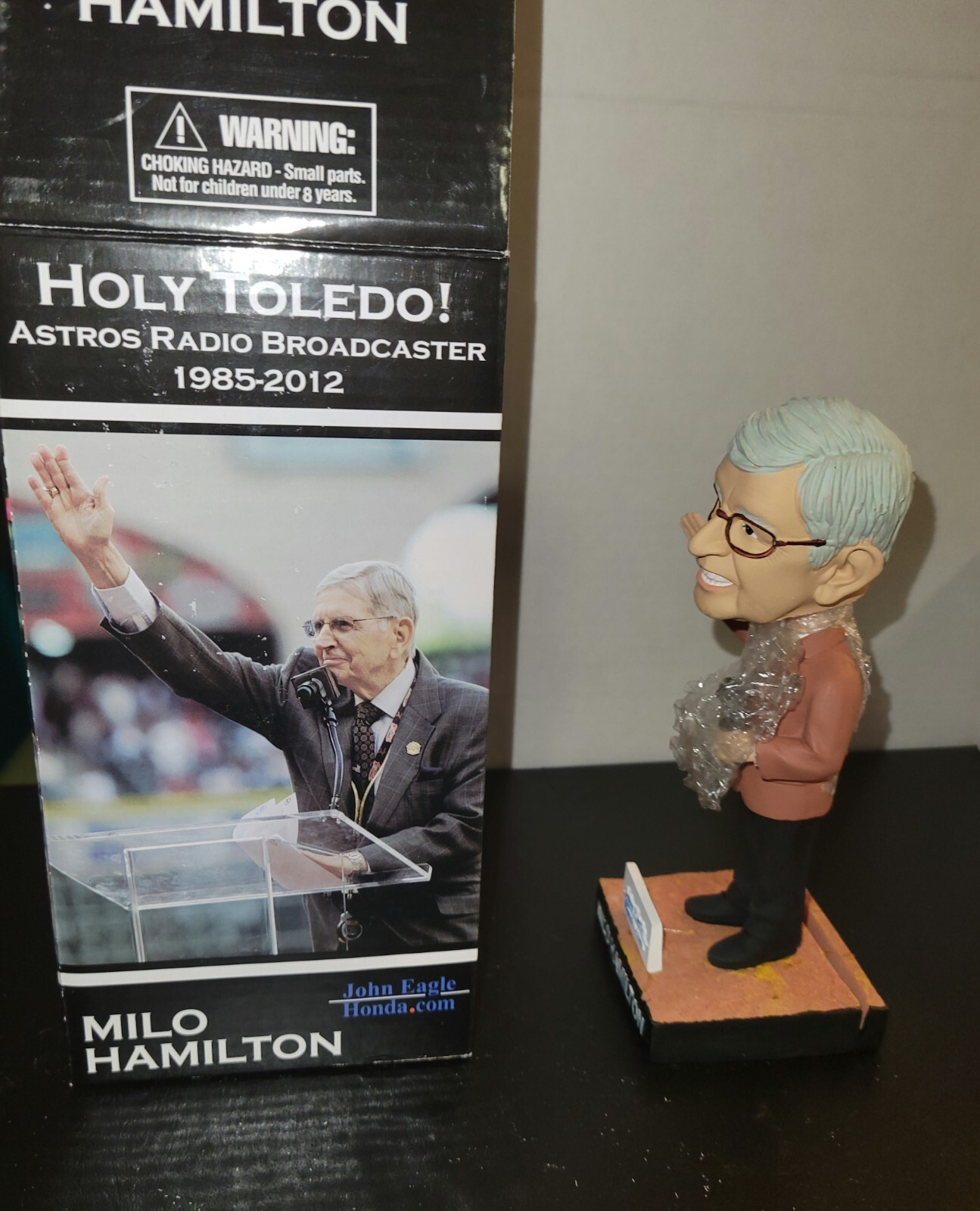 Milo Hamilton Bobblehead SGA HOF Astros Holy Toledo Braves Pirates Hank ...