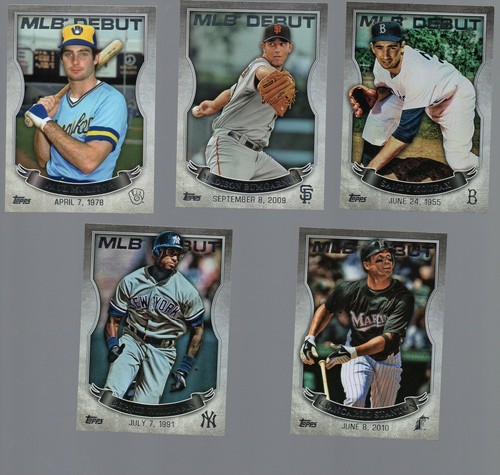 5 - TOPPS 2016 MLB DEBUT BASEBALL CARDS | eBay