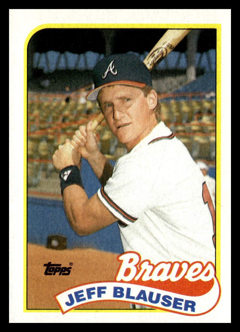 1989 Topps #83 Jeff Blauser Atlanta Braves Baseball Card | eBay