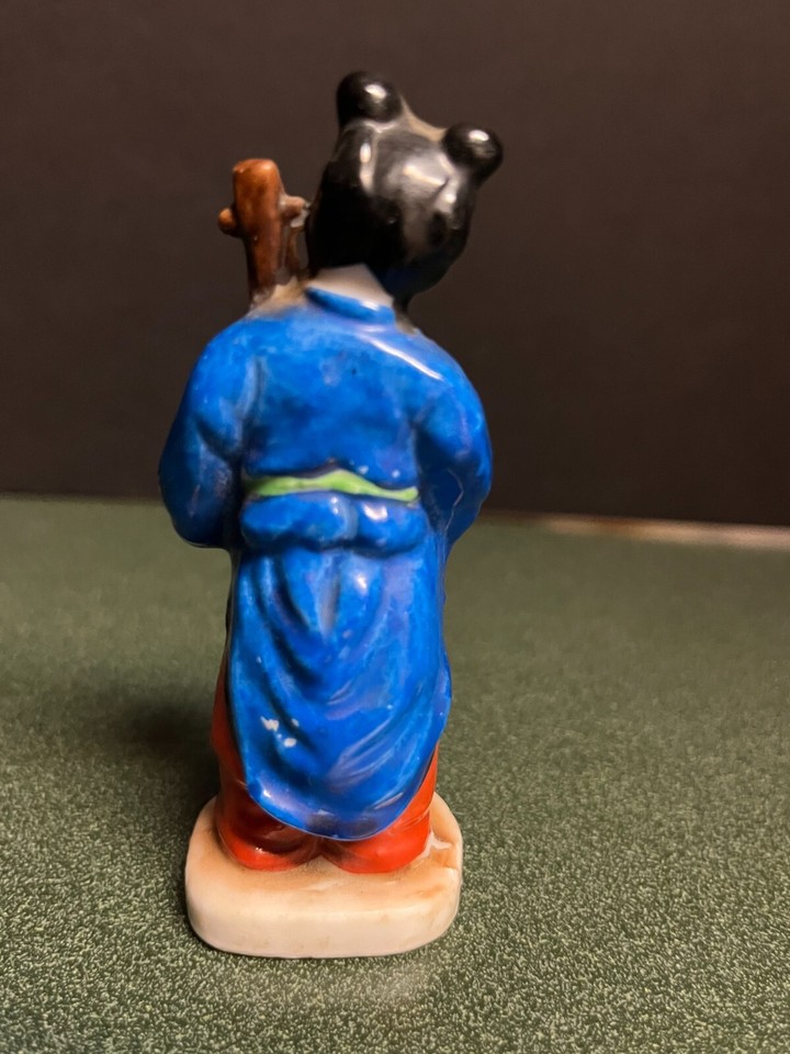 Vintage 1940's Japanese lady statuette holding biwa | eBay