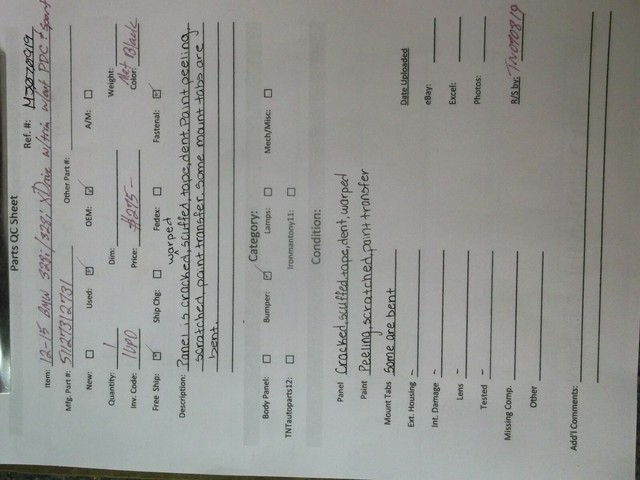 Rear Bumper Cover BMW 328i Sedan 2012-2015 51127312731 OEM for sale ...