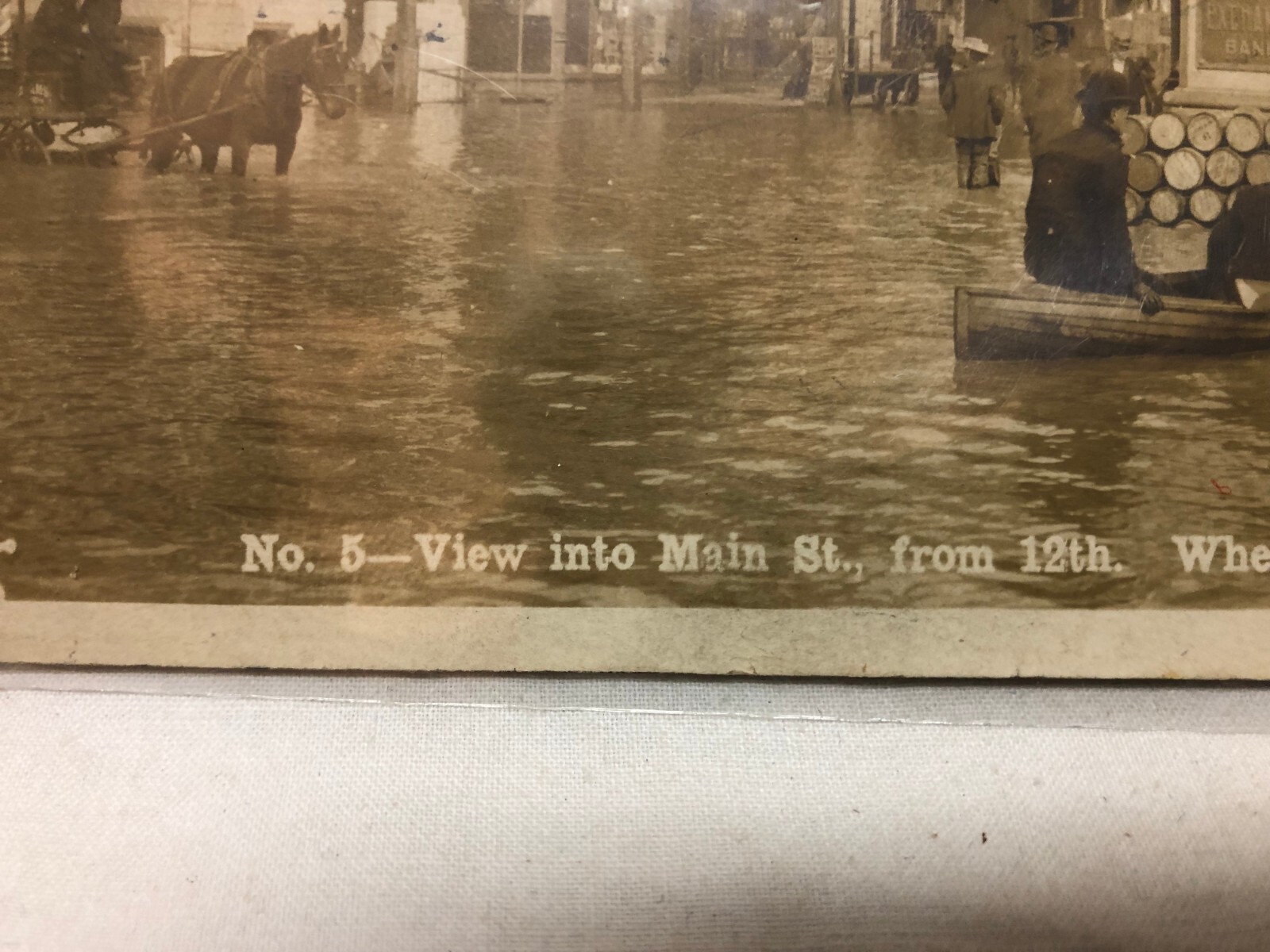 Vintage Real Photo Postcard 1907 Wheeling West Virginia Main Street ...