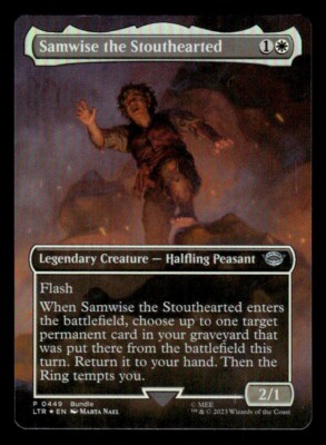 Magic The Gathering MTG Samwise the Stouthearted The Lord of the Rings ...