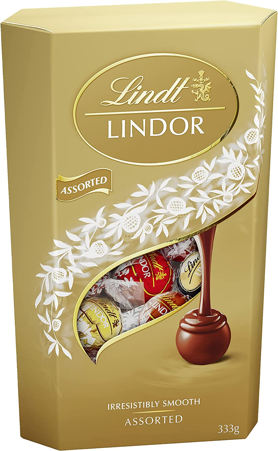 Lindt Lindor Assorted Chocolate Truffles Cornet Approx 27 Balls 333g ...