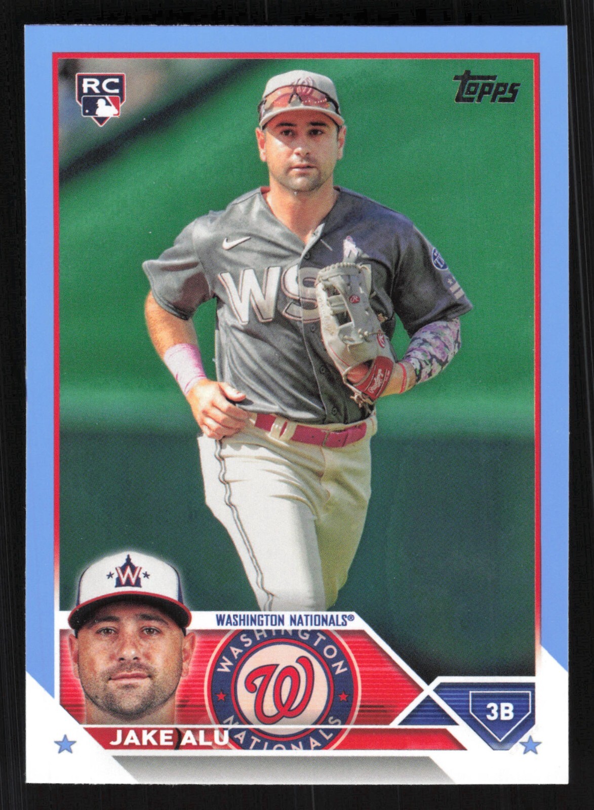 2023 Topps Update Jake Alu US25 Rookie Father's Day Blue Parallel /50 ...