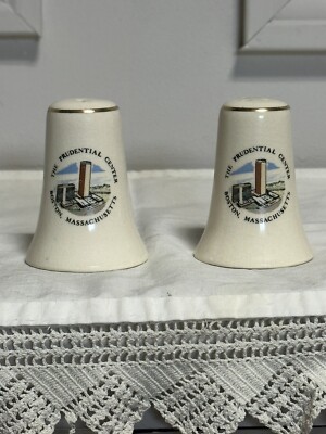 Vintage Salt and Pepper Shakers The Prudential Center, Boston ...