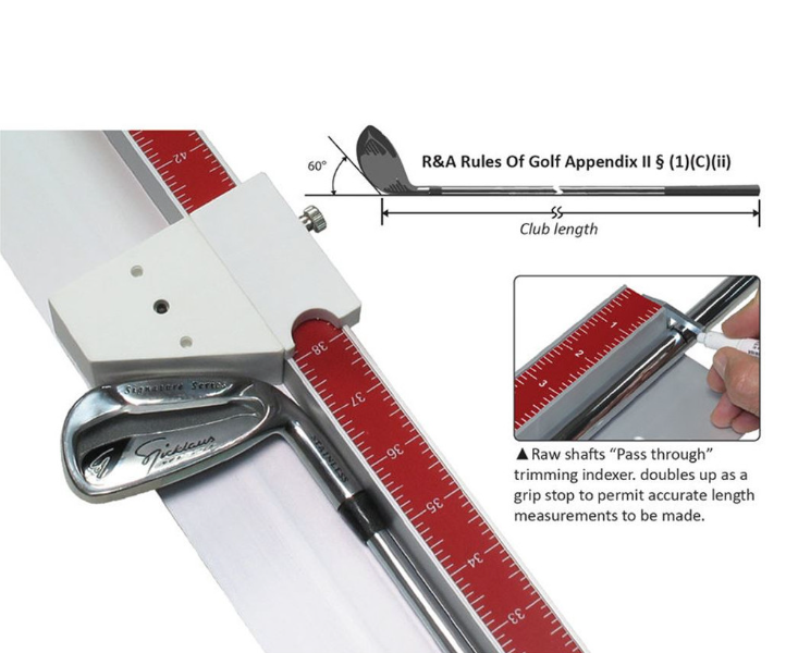 Golf Mechanix Bench Ruler 3-in-1 Tool for Club Length, Tip & Butt ...