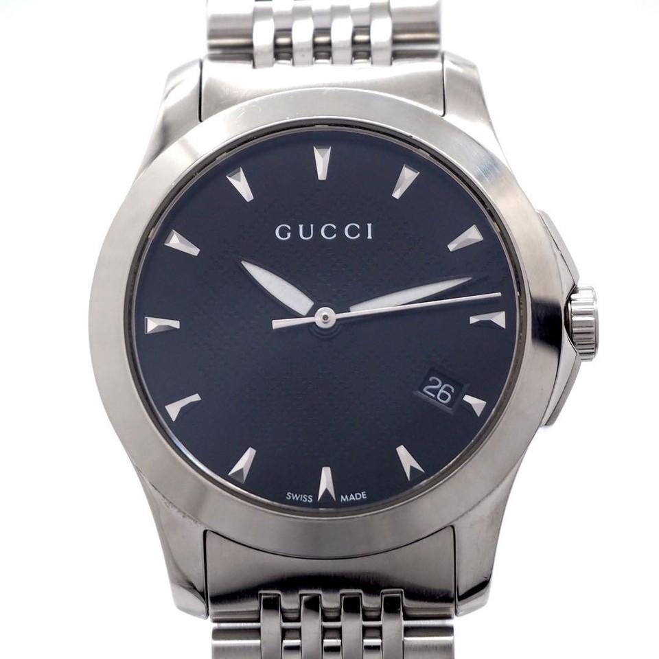 Good Condition GUCCI Watch Ladies 126 5 G Timeless Black GUCCI,16463 ...