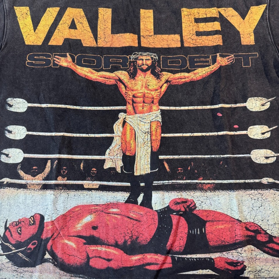 Vale Lives Valley Sport Dept T-shirt Men's Size Small Black Jesus ...