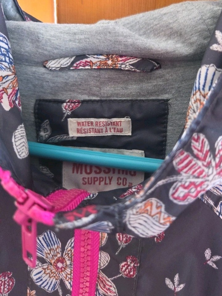 Mossimo Womens 1x Gray Floral Rain Coat Beautiful! | eBay UK