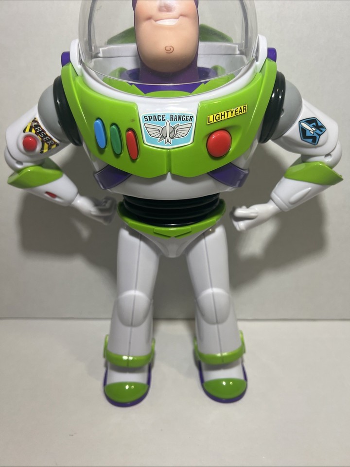 Disney Store Toy Story Buzz Lightyear Interactive Talking Action Figure ...