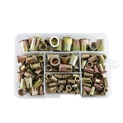 Astro Pneumatic 120pc Steel Rivet Nut Assortment - SAE | eBay