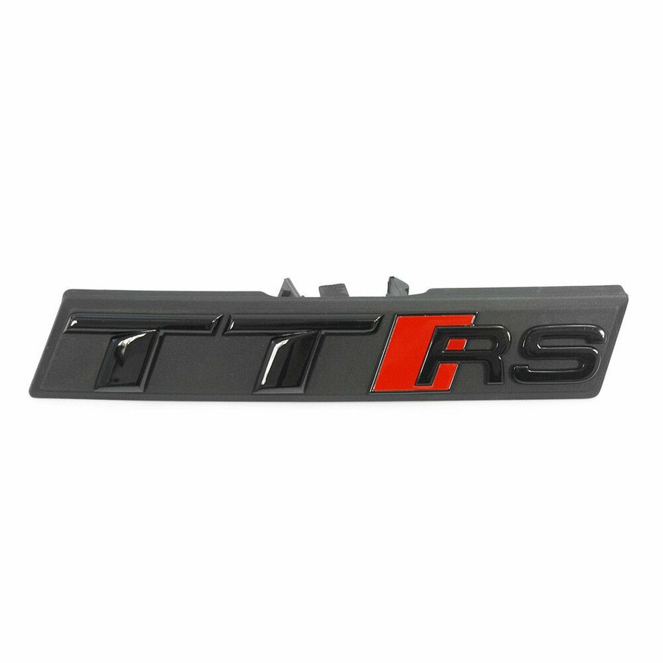 Original Audi TTRS Black Logo Grille Emblem Exclusive Black Edition ...