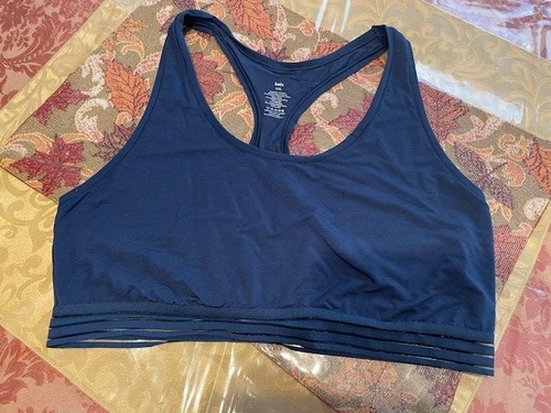 KNIX LUXE MODAL PULLOVER LOUNGE BRA HORIZON BLUE SZ: XXL (2XL) | eBay