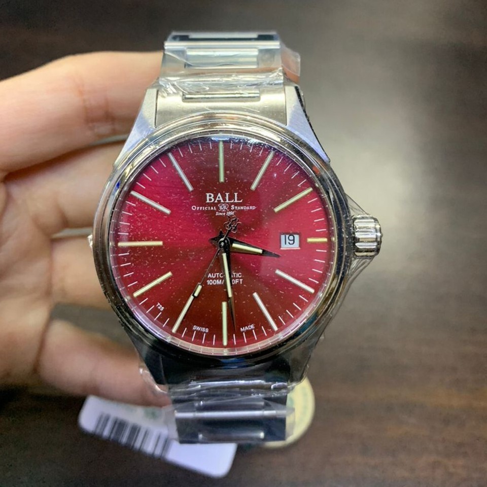 BALL Fireman Victory Asia Exclusive NM2098C-S20J-RDR 40mm Red Automatic ...