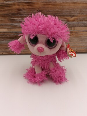 Ty Beanie Boos PATSY the Pink Poodle Dog (6 Inch) Stuffed Plush Animal ...