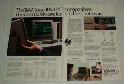 1984 TeleVideo Tele-PC, XT, TPC II Computer Ad! | eBay