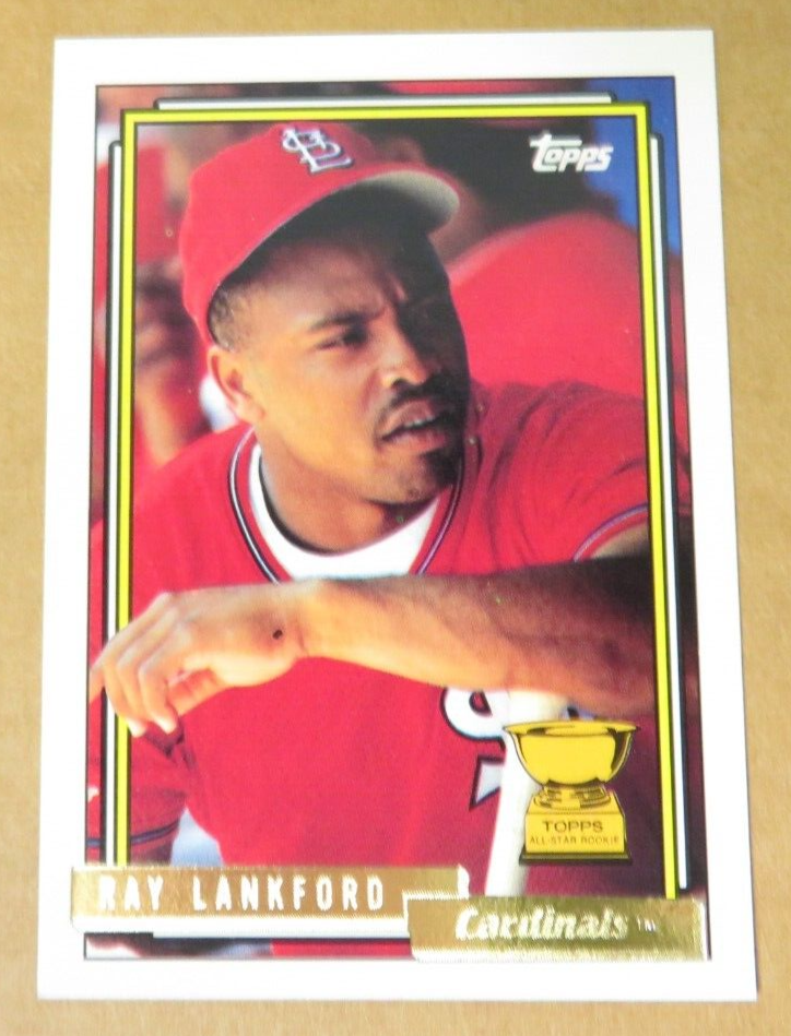 Ray Lankford 1992 Topps Gold Baseball Card # 292 Cardinals | eBay