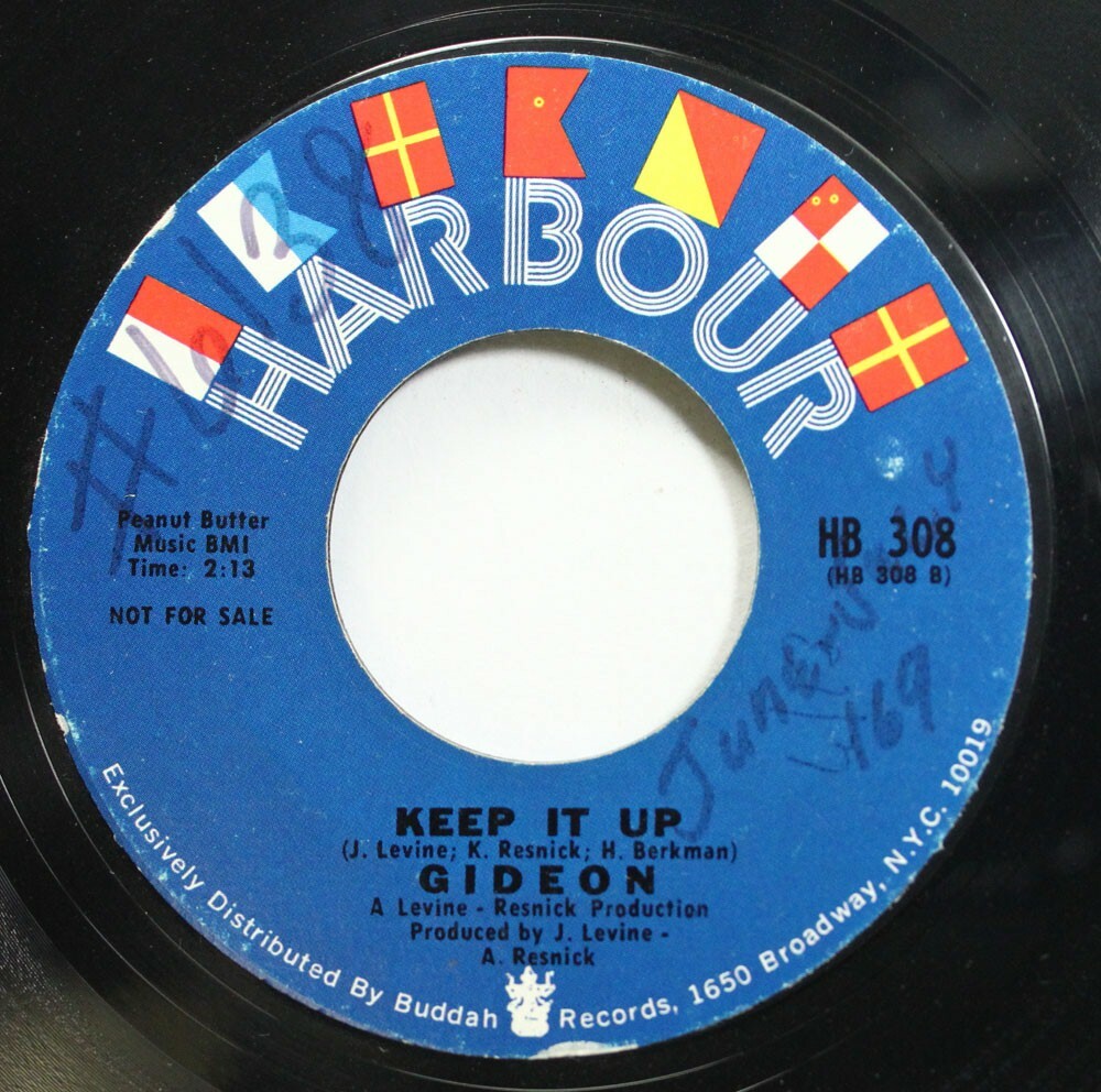 Soul Promo 45 Gideon - Keep It Up / Oh! Sweet Love On Harbour | eBay