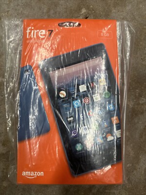 Amazon Fire 7 Tablet With Alexa 7" Display 8 GB Marine Blue 7th Gen | eBay