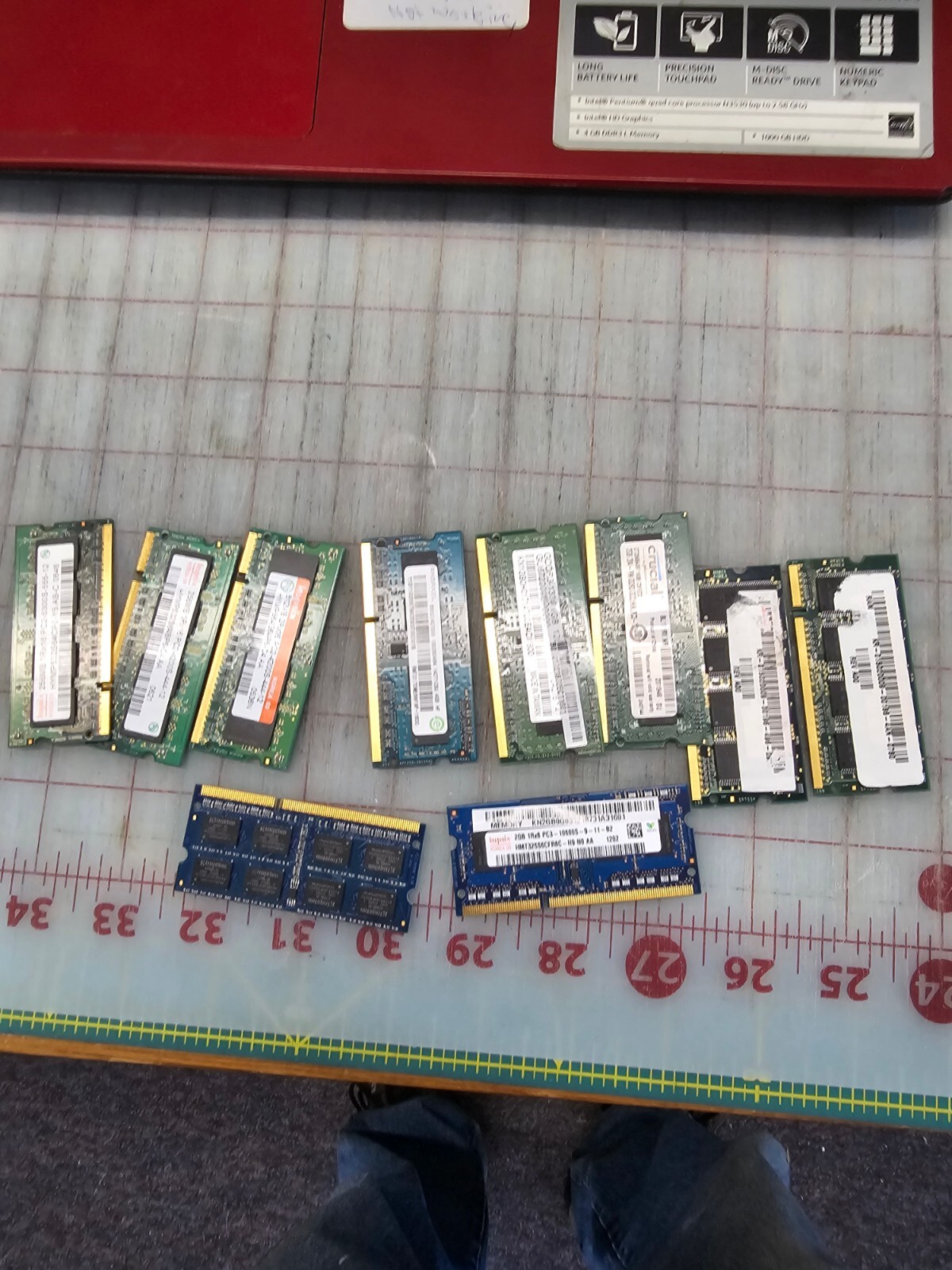 10 Piece lot laptop Memory RAM GOLD RECOVERY Computer Precious Metal ...