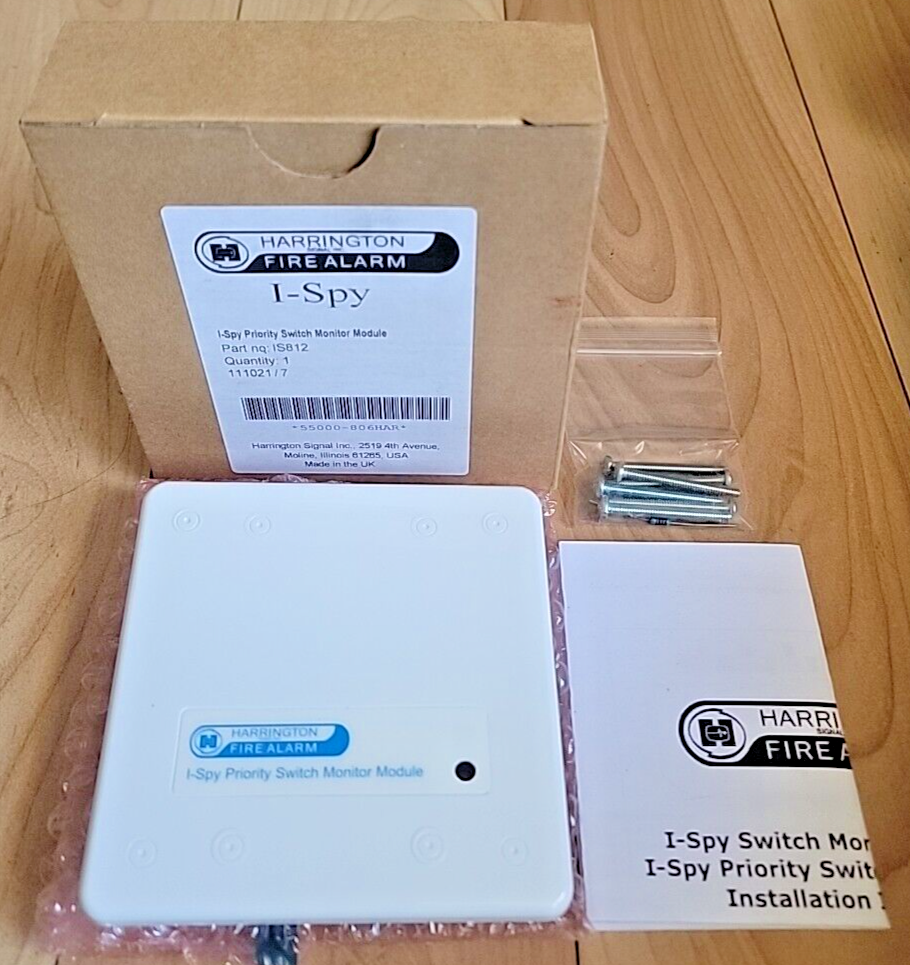 Priority Switch Monitor Module Fire Alarm Harrington I-Spy IS812 Made ...